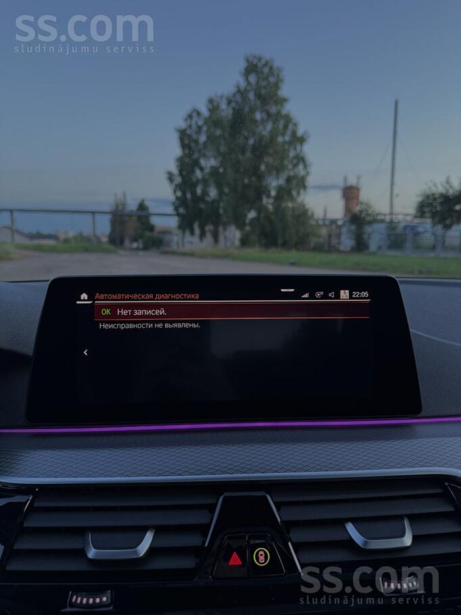 Black BMW 540 2019 in Rezekne, with an engine capacity of 3.00 L and mileage of 186 thousand km for 34000 €, photo 21 on AUTOMOTO.COM.LV