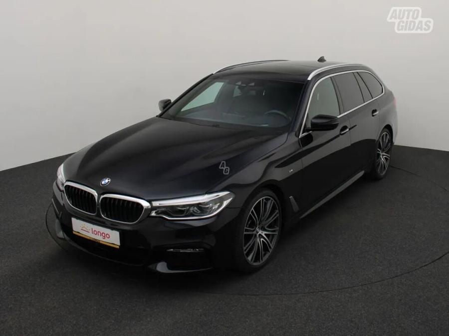 Black BMW 540 2018 in Vilnius, with an engine capacity of 3.00 L and mileage of 242 thousand km for 22699 €, photo 1 on AUTOMOTO.COM.LV