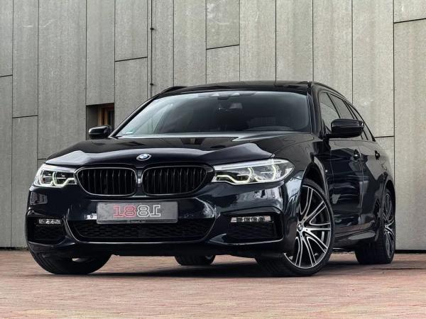 Black BMW 540 2018 in Riga, with an engine capacity of 3.00 L and mileage of 133 thousand km for 26700 €, photo 1 on AUTOMOTO.COM.LV