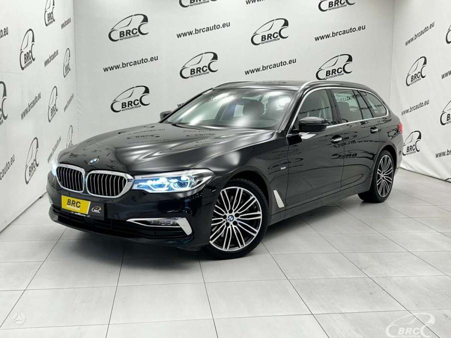 Black BMW 540 2018 in Vilnius, with an engine capacity of 3.00 L and mileage of 309 thousand km for 19100 €, photo 1 on AUTOMOTO.COM.LV