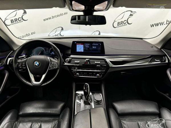Black BMW 540 2018 in Vilnius, with an engine capacity of 3.00 L and mileage of 309 thousand km for 19100 €, photo 4 on AUTOMOTO.COM.LV