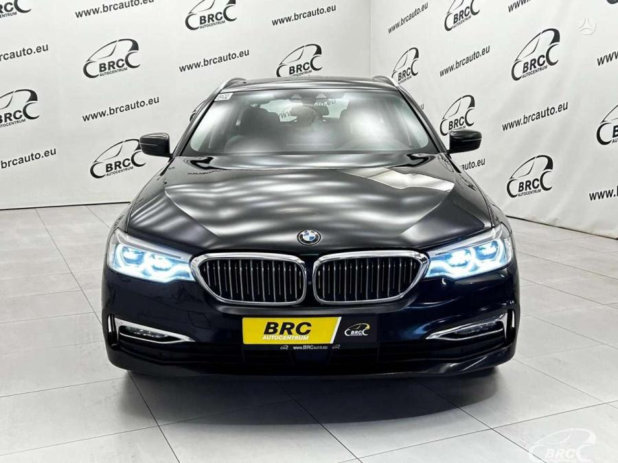 Black BMW 540 2018 in Vilnius, with an engine capacity of 3.00 L and mileage of 309 thousand km for 19100 €, photo 28 on AUTOMOTO.COM.LV