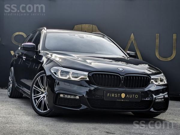 Black BMW 540 2018 in Tukums, with an engine capacity of 3.00 L and mileage of 209 thousand km for 25990 €, photo 1 on AUTOMOTO.COM.LV