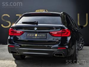 Black BMW 540 2018 in Tukums, with an engine capacity of 3.00 L and mileage of 209 thousand km for 25990 €, photo 5 on AUTOMOTO.COM.LV