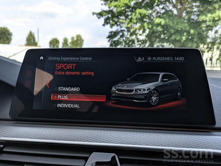 Black BMW 540 2018 in Tukums, with an engine capacity of 3.00 L and mileage of 209 thousand km for 25990 €, photo 20 on AUTOMOTO.COM.LV