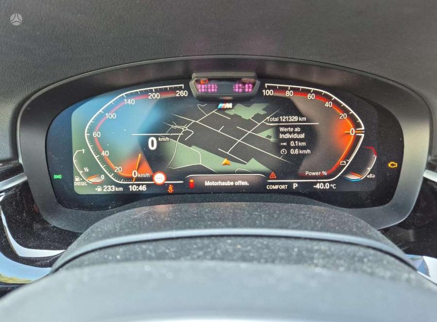 Melns BMW 540 2020 Klaipėda, ar dzinēja tilpumu 2.99 L un nobraukumu 121 tūkst. km par 13100 €, foto 8 vietnē AUTOMOTO.COM.LV