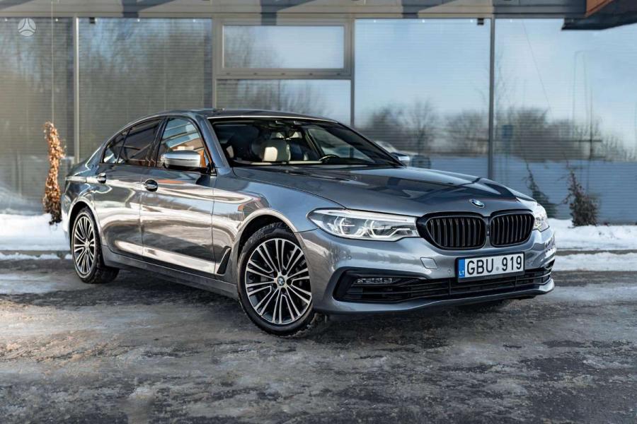 Blue BMW 540 2017 in Klaipeda, with an engine capacity of 3.00 L and mileage of 173 thousand km for 26500 €, photo 28 on AUTOMOTO.COM.LV