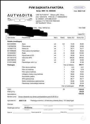 Синий БМВ 540 2017 в Вильнюс, объемом двигателя 3.00 л и пробегом 216 тыс. км за 24990 €, фото 38 на AUTOMOTO.COM.LV