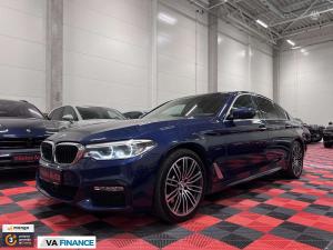 Blue BMW 540 2018 in Vilnius, with an engine capacity of 3.00 L and mileage of 122 thousand km for 29900 €, photo  on AUTOMOTO.COM.LV