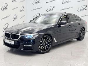 Blue BMW 540 2018 in Vilnius, with an engine capacity of 3.00 L and mileage of 138 thousand km for 26500 €, photo  on AUTOMOTO.COM.LV