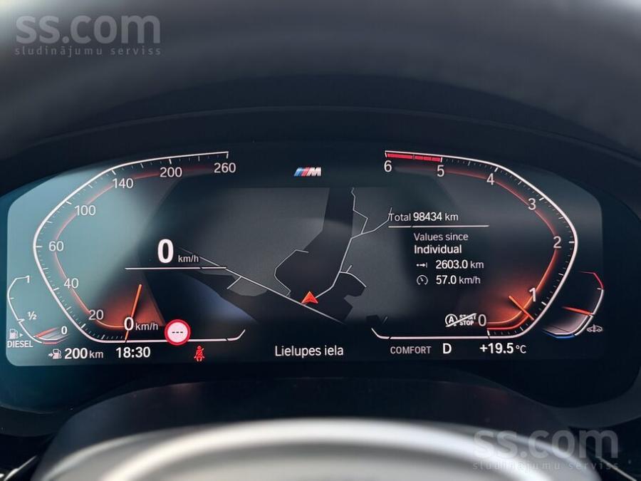 Синий БМВ 540 2020 в Юрмала, объемом двигателя 3.00 л и пробегом 98 тыс. км за 33000 €, фото 24 на AUTOMOTO.COM.LV