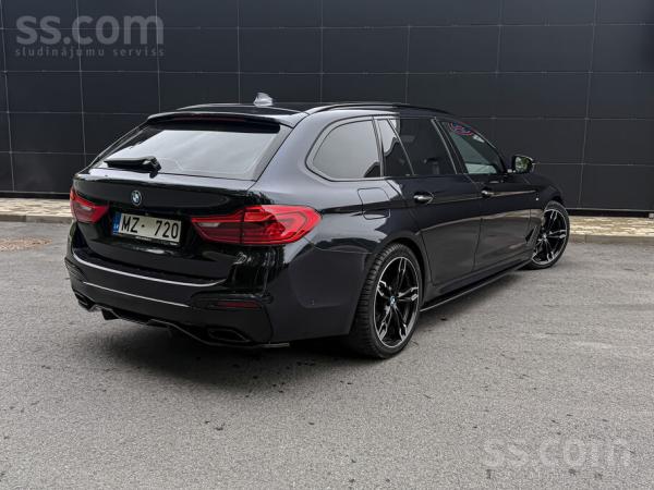 Blue BMW 540 2017 in Jelgava, with an engine capacity of 3.00 L and mileage of 296 thousand km for 22700 €, photo 10 on AUTOMOTO.COM.LV
