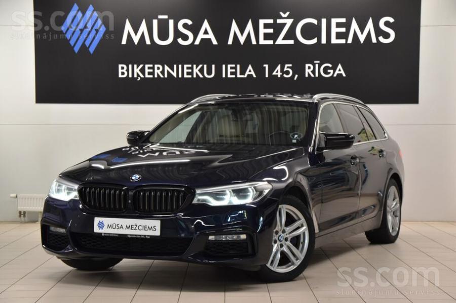 Blue BMW 540 2017 in Riga, with an engine capacity of 3.00 L and mileage of 173 thousand km for 26990 €, photo 1 on AUTOMOTO.COM.LV