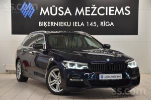 Blue BMW 540 2017 in Riga, with an engine capacity of 3.00 L and mileage of 173 thousand km for 26990 €, photo 4 on AUTOMOTO.COM.LV