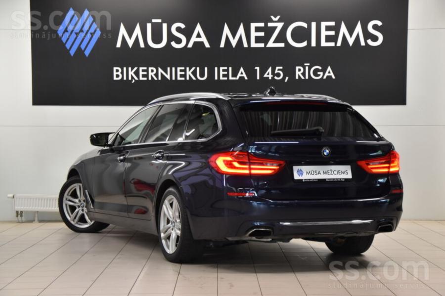 Blue BMW 540 2017 in Riga, with an engine capacity of 3.00 L and mileage of 173 thousand km for 26990 €, photo 9 on AUTOMOTO.COM.LV