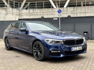 Blue BMW 540 2017 in Vilnius, with an engine capacity of 3.00 L and mileage of 182 thousand km for 19500 €, photo  on AUTOMOTO.COM.LV