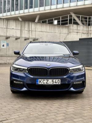 Blue BMW 540 2017 in Vilnius, with an engine capacity of 3.00 L and mileage of 182 thousand km for 19500 €, photo 3 on AUTOMOTO.COM.LV