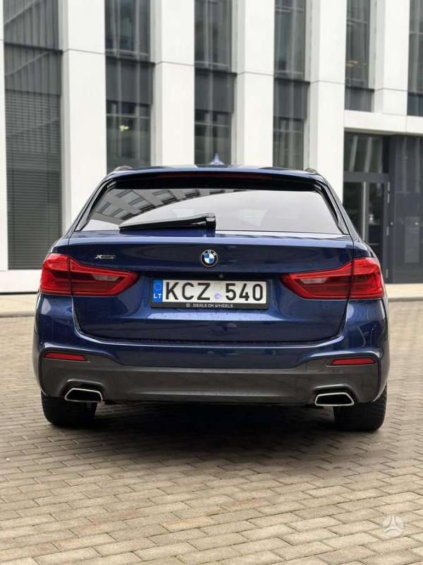 Blue BMW 540 2017 in Vilnius, with an engine capacity of 3.00 L and mileage of 182 thousand km for 19500 €, photo 7 on AUTOMOTO.COM.LV