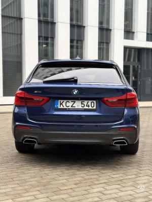 Blue BMW 540 2017 in Vilnius, with an engine capacity of 3.00 L and mileage of 182 thousand km for 19500 €, photo 7 on AUTOMOTO.COM.LV