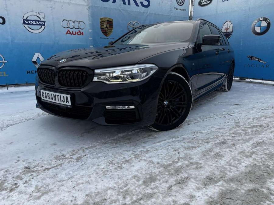 Blue BMW 540 2018 in Siauliai, with an engine capacity of 2.99 L and mileage of 188 thousand km for 22900 €, photo 1 on AUTOMOTO.COM.LV