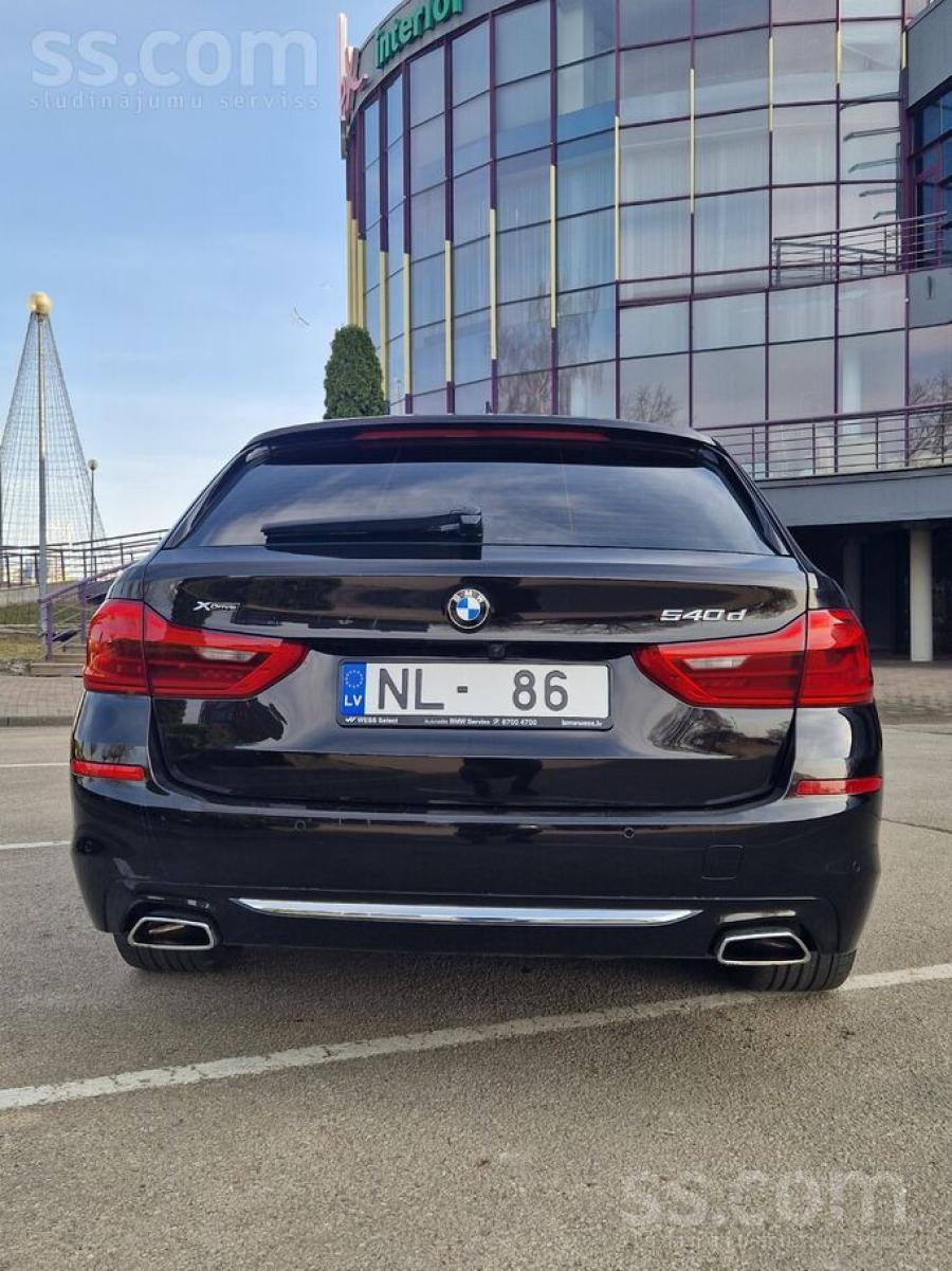 Brown BMW 540 2018 in Riga, with an engine capacity of 3.00 L and mileage of 254 thousand km for 25000 €, photo 5 on AUTOMOTO.COM.LV
