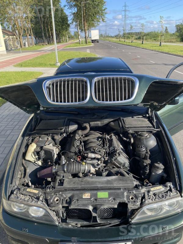 Green BMW 540 1997 in Liepaja, with an engine capacity of 4.40 L and mileage of 357 thousand km for 4500 €, photo 9 on AUTOMOTO.COM.LV