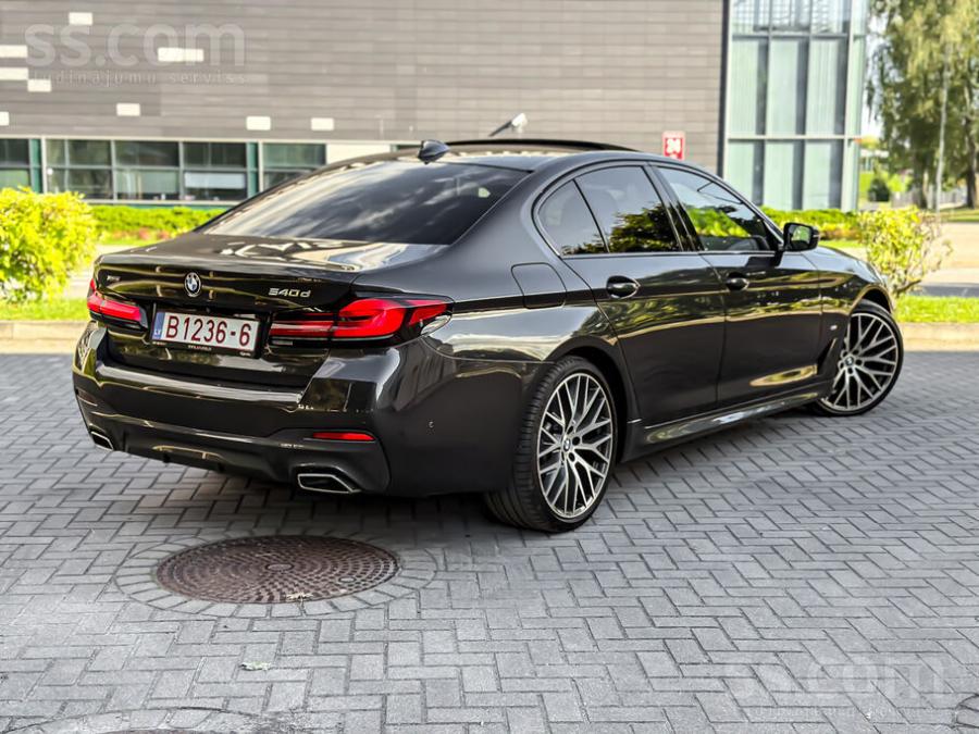 Pelēks BMW 540 2020 Jelgava, ar dzinēja tilpumu 3.00 L un nobraukumu 230 tūkst. km par 31700 €, foto 5 vietnē AUTOMOTO.COM.LV