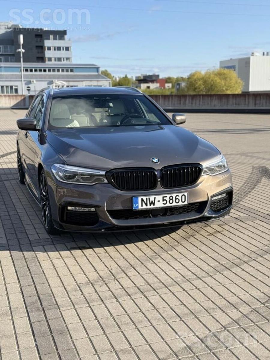 Pelēks BMW 540 2017 Rīga, ar dzinēja tilpumu 3.00 L un nobraukumu 270 tūkst. km par 24600 €, foto 1 vietnē AUTOMOTO.COM.LV
