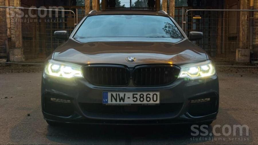 Pelēks BMW 540 2017 Rīga, ar dzinēja tilpumu 3.00 L un nobraukumu 275 tūkst. km par 23600 €, foto 1 vietnē AUTOMOTO.COM.LV