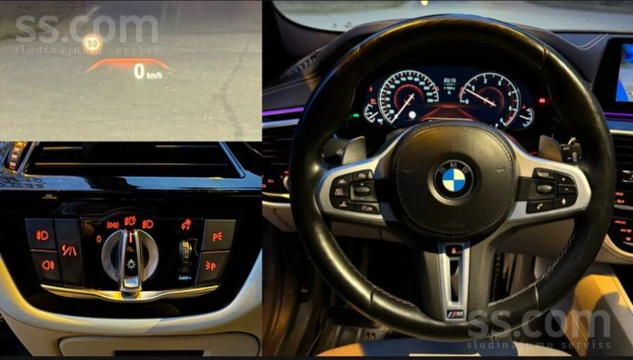 Pelēks BMW 540 2017 Rīga, ar dzinēja tilpumu 3.00 L un nobraukumu 275 tūkst. km par 23600 €, foto 13 vietnē AUTOMOTO.COM.LV