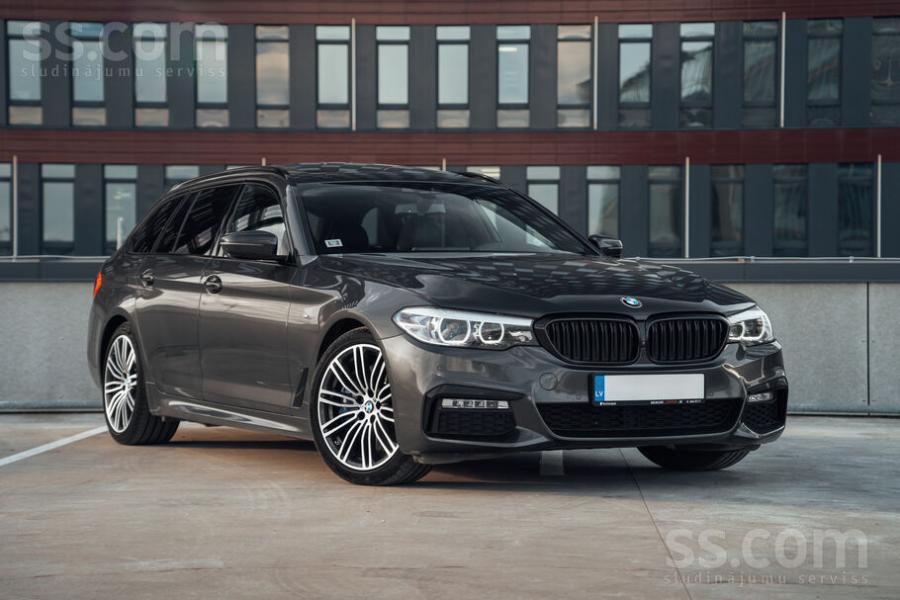 Grey BMW 540 2018 in Jurmala, with an engine capacity of 3.00 L and mileage of 144 thousand km for 23800 €, photo 1 on AUTOMOTO.COM.LV