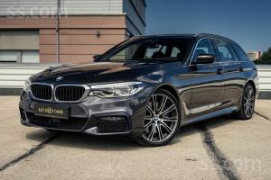 Grey BMW 540 2018 in Riga, with an engine capacity of 3.00 L and mileage of 195 thousand km for 26499 €, photo  on AUTOMOTO.COM.LV