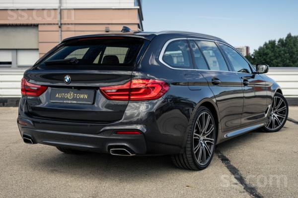 Grey BMW 540 2018 in Riga, with an engine capacity of 3.00 L and mileage of 195 thousand km for 26499 €, photo 4 on AUTOMOTO.COM.LV