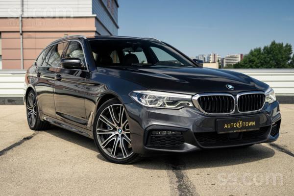 Grey BMW 540 2018 in Riga, with an engine capacity of 3.00 L and mileage of 195 thousand km for 26499 €, photo 6 on AUTOMOTO.COM.LV
