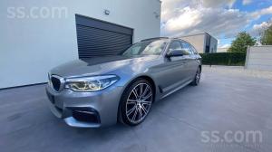 Grey BMW 540 2018 in Riga, with an engine capacity of 3.00 L and mileage of 312 thousand km for 24900 €, photo 1 on AUTOMOTO.COM.LV