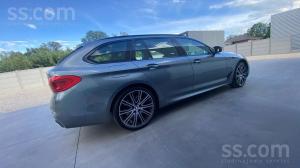 Grey BMW 540 2018 in Riga, with an engine capacity of 3.00 L and mileage of 312 thousand km for 24900 €, photo 7 on AUTOMOTO.COM.LV