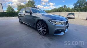 Grey BMW 540 2018 in Riga, with an engine capacity of 3.00 L and mileage of 312 thousand km for 24900 €, photo 8 on AUTOMOTO.COM.LV