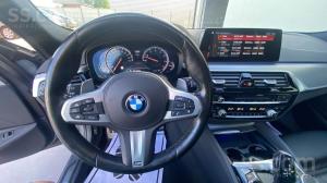 Grey BMW 540 2018 in Riga, with an engine capacity of 3.00 L and mileage of 312 thousand km for 24900 €, photo 10 on AUTOMOTO.COM.LV
