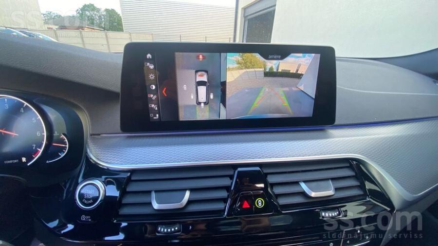 Grey BMW 540 2018 in Riga, with an engine capacity of 3.00 L and mileage of 312 thousand km for 24900 €, photo 20 on AUTOMOTO.COM.LV