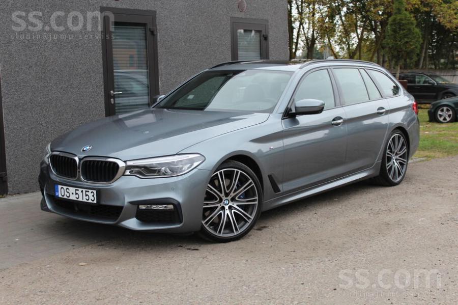 Grey BMW 540 2018 in Riga, with an engine capacity of 3.00 L and mileage of 312 thousand km for 22300 €, photo 1 on AUTOMOTO.COM.LV