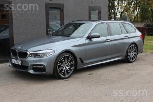 Grey BMW 540 2018 in Riga, with an engine capacity of 3.00 L and mileage of 312 thousand km for 22300 €, photo 3 on AUTOMOTO.COM.LV