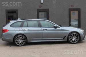 Grey BMW 540 2018 in Riga, with an engine capacity of 3.00 L and mileage of 312 thousand km for 22300 €, photo 8 on AUTOMOTO.COM.LV