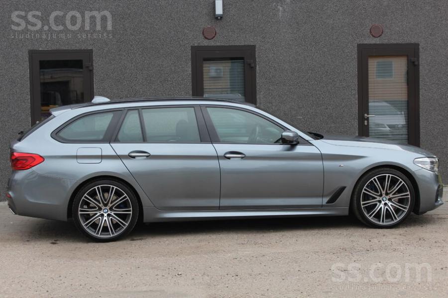 Grey BMW 540 2018 in Riga, with an engine capacity of 3.00 L and mileage of 312 thousand km for 22300 €, photo 8 on AUTOMOTO.COM.LV