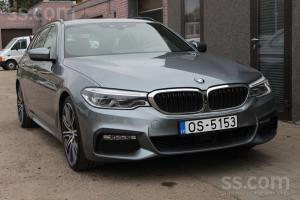 Grey BMW 540 2018 in Riga, with an engine capacity of 3.00 L and mileage of 312 thousand km for 22300 €, photo 9 on AUTOMOTO.COM.LV