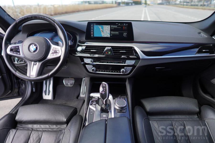 Grey BMW 540 2020 in Riga, with an engine capacity of 3.00 L and mileage of 180 thousand km for 27000 €, photo 10 on AUTOMOTO.COM.LV