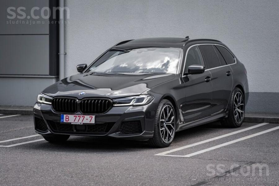 Pelēks BMW 540 2020 Rīga, ar dzinēja tilpumu 3.00 L un nobraukumu 212 tūkst. km par 27900 €, foto 1 vietnē AUTOMOTO.COM.LV