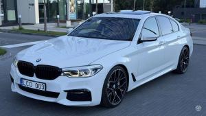 White BMW 540 2017 in Vilnius, with an engine capacity of 3.00 L and mileage of 140 thousand km for 25500 €, photo  on AUTOMOTO.COM.LV