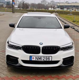 White BMW 540 2018 in Vilnius, with an engine capacity of 3.00 L and mileage of 140 thousand km for 28500 €, photo 5 on AUTOMOTO.COM.LV