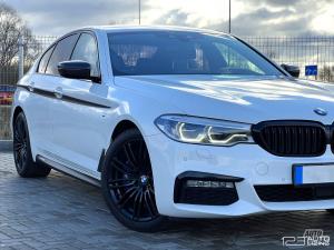 White BMW 540 2018 in Taurage, with an engine capacity of 3.00 L and mileage of 247 thousand km for 25999 €, photo 8 on AUTOMOTO.COM.LV