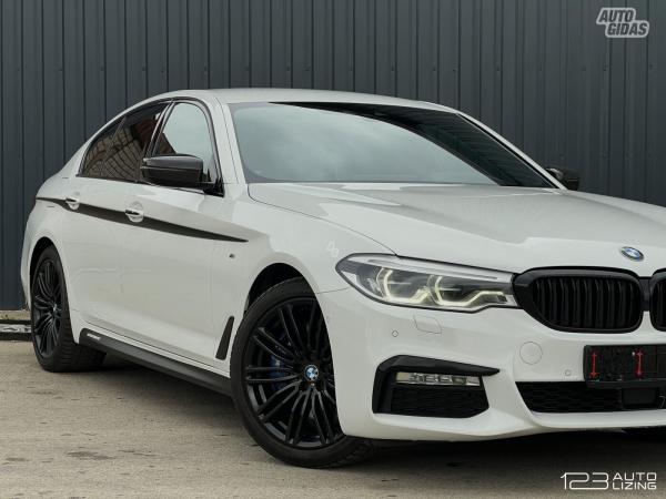 White BMW 540 2018 in Taurage, with an engine capacity of 3.00 L and mileage of 247 thousand km for 22990 €, photo 7 on AUTOMOTO.COM.LV